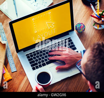 Art Create Draft Imagine Layout Outline Graphic Concept Stock Photo - Alamy