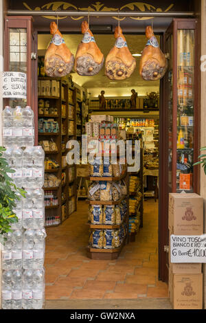 Ham counter in the supermarket, Rome, Lazio, Italy, Europe Stock Photo ...