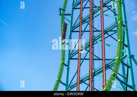 Kingda Ka is the tallest and fastest roller coaster in North America ...