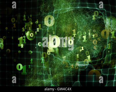 Layers of Numbers Stock Photo - Alamy