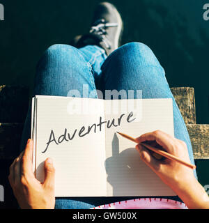 Adventure Exploration Journey Travel Destination Trip Concept Stock ...