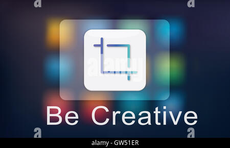 Mobile Application Design Illustrator Creativity Concept Stock Photo ...