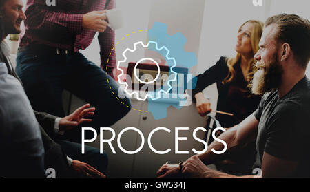 Process Word Settings Icon Simple Concept Stock Photo - Alamy