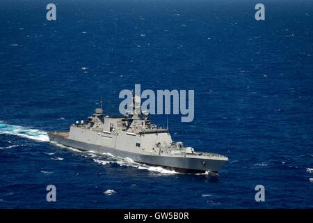 Indian Navy Shivalik class stealth multi-role frigate INS Sahyadri ...
