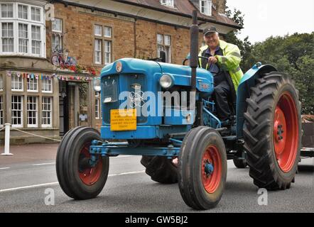 fordson major diesel classic tractor during vintage tractor rally at ...