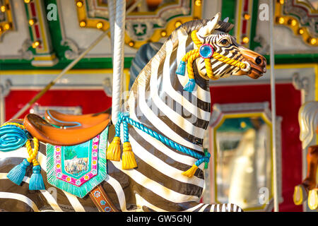 Merry go round, close up of dragon Stock Photo - Alamy