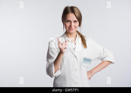 young Asian female doctor presenting anatomical model during video ...