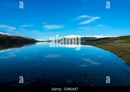 Loch Sunart from Resipol, Ardnamurchan peninsula, Scotland, UK Stock ...