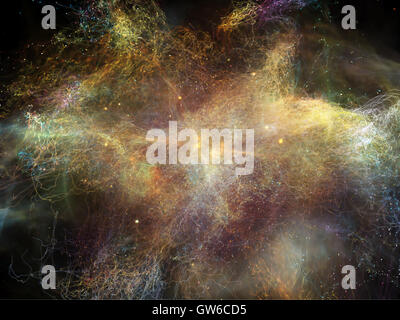 Unfolding of Fractal Nebulae Stock Photo - Alamy