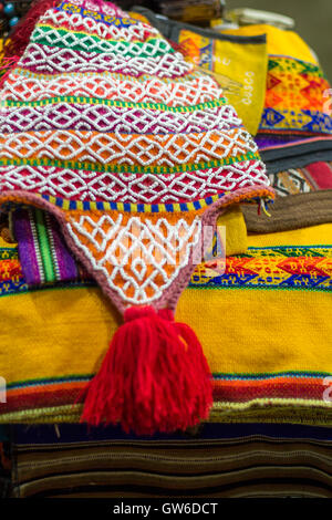 Aztec Indian rug with colorful wool and exquisite patterns made in ...