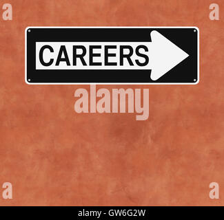 Street Sign the Direction Way to Job versus Unemployed Stock Photo - Alamy