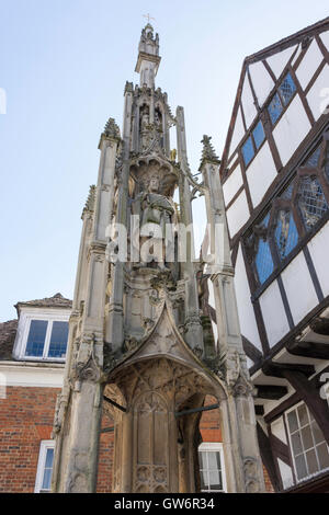 City cross or Buttercross, Winchester, Hampshire, England Stock Photo ...