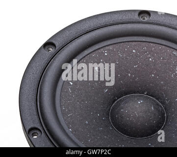 paper woofer driver on white background Stock Photo - Alamy