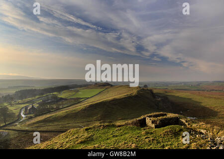 Turret 44b, Hadrian's Wall, Northumberland, England Stock Photo - Alamy
