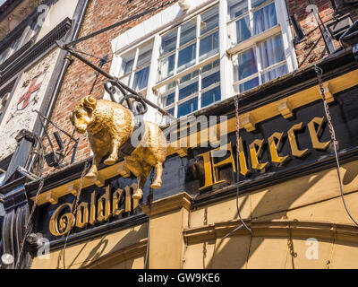 The Fleece Inn, the oldest public house in the market town of ...