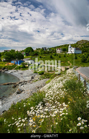 The small fishing village of Freshwater, Newfoundland and Labrador ...