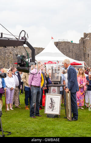 Rupert Maas. The BBC Antiques Roadshow at Pembroke Castle 07/09/2016 ...