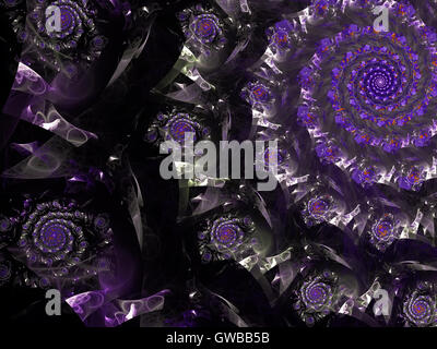 A colorful abstract spiral background image Stock Photo - Alamy