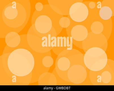Abstract orange circles illustration background Stock Photo - Alamy