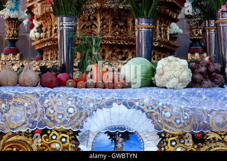 San Sebastian Float, Corpus Christi Celebration, Cusco, Peru Stock ...