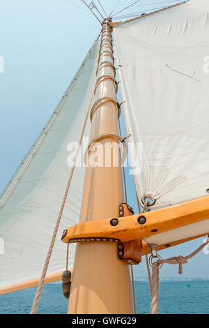 Views of the private sail yacht Stock Photo - Alamy