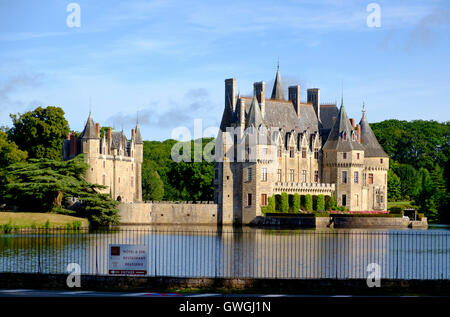 Missillac, France. The Chateau de La Bretesche, a 14th century medieval ...