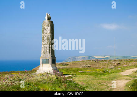 Guglielmo Marconi memorial monument in Ballycastle county Antrim ...