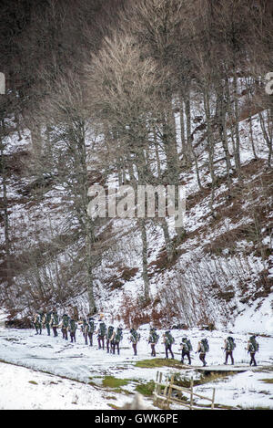 Military corp at Linza Refuge Nature Park of Valles Occidentales ...