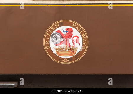 British Railways Lion and Wheel crest (nickname: Ferret & Dartboard ...