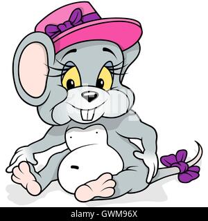 Mouse Cartoon Colored Clipart Illustration Stock Vector Image & Art - Alamy