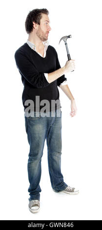 Attractive caucasian man shot in studio Stock Photo - Alamy