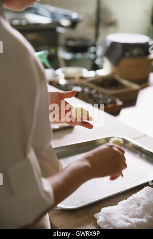 Pastry chef creating Japanese confectionery Stock Photo - Alamy