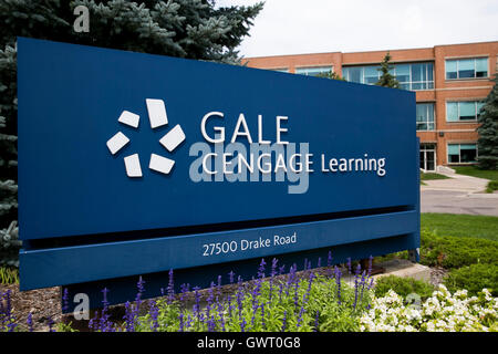 A logo sign outside of the headquarters of Gale, a subsidiary of ...