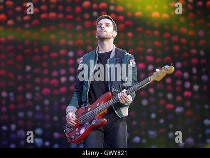 Coldplay perform at Manchester's Etihad Stadium Featuring: Coldplay ...