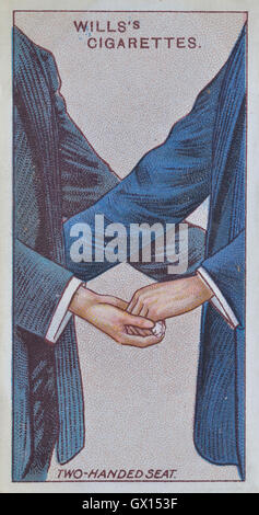 First Aid, Two Handed Seat - Vintage Cigarette Card Illustration Stock ...