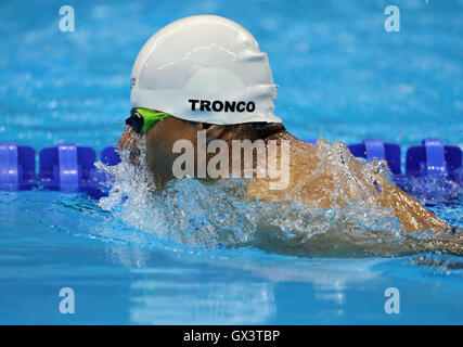 Mexico's Christopher Tronco competes in the Men's 50 metre Breaststroke ...