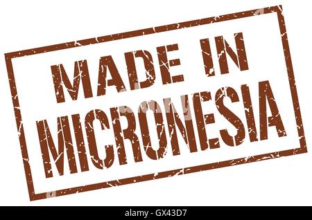 made in Micronesia stamp Stock Vector Image & Art - Alamy
