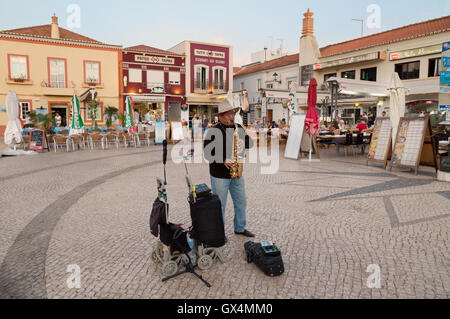 Ferragudo street, Algarve, Portugal Stock Photo - Alamy
