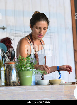 Olia Hercules at The Big Feastival at Alex James' Farm August, 2016 in ...
