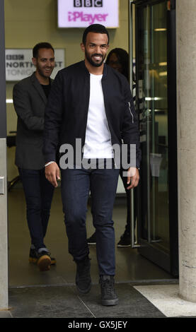 Craig David seen leaving BBC Breakfast studio's in Manchester this ...