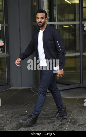 Craig David seen leaving BBC Breakfast studio's in Manchester this ...