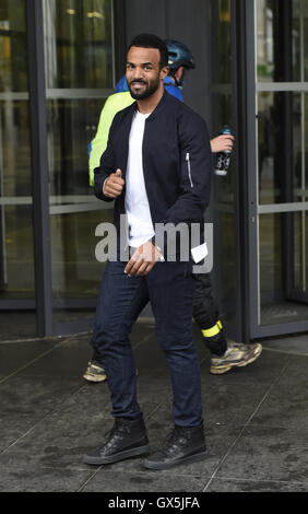 Craig David seen leaving BBC Breakfast studio's in Manchester this ...