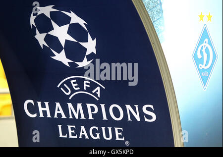 official UEFA Champions League logo Stock Photo - Alamy