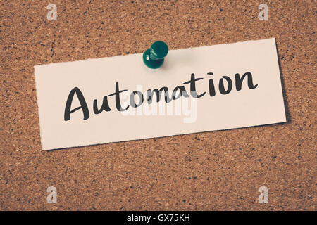 Automation Technology Process System concept. Background for ...