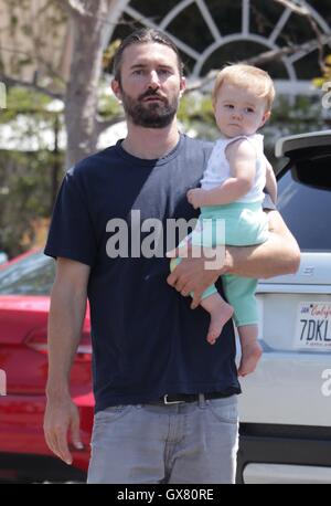 Brandon Jenner steps out with his little baby girl Eva James Jenner ...