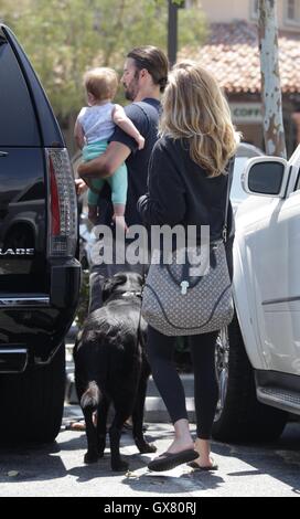 Brandon Jenner steps out with his little baby girl Eva James Jenner ...