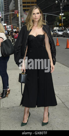 Erin and Sara Foster at "Late Show with Stephen Colbert Show" Featuring ...