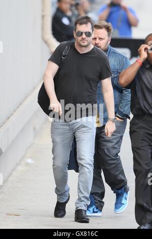 Jim Jeffries seen at the ABC studios for Jimmy Kimmel Live! Featuring ...