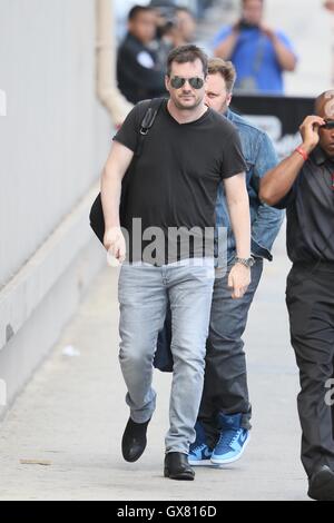 Jim Jeffries seen at the ABC studios for Jimmy Kimmel Live! Featuring ...