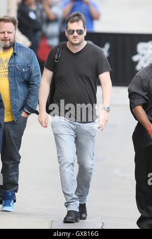 Jim Jeffries seen at the ABC studios for Jimmy Kimmel Live! Featuring ...